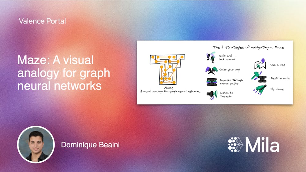 Maze: A visual analogy for graph neural networks
