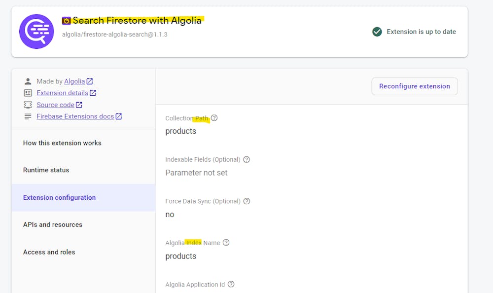 Algolia - Firebase and >3 Collections >3 Index's - How ? - Solved