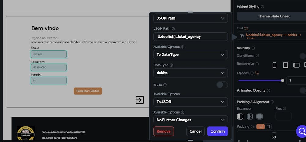 Não consigo retornar dados de uma API no Web