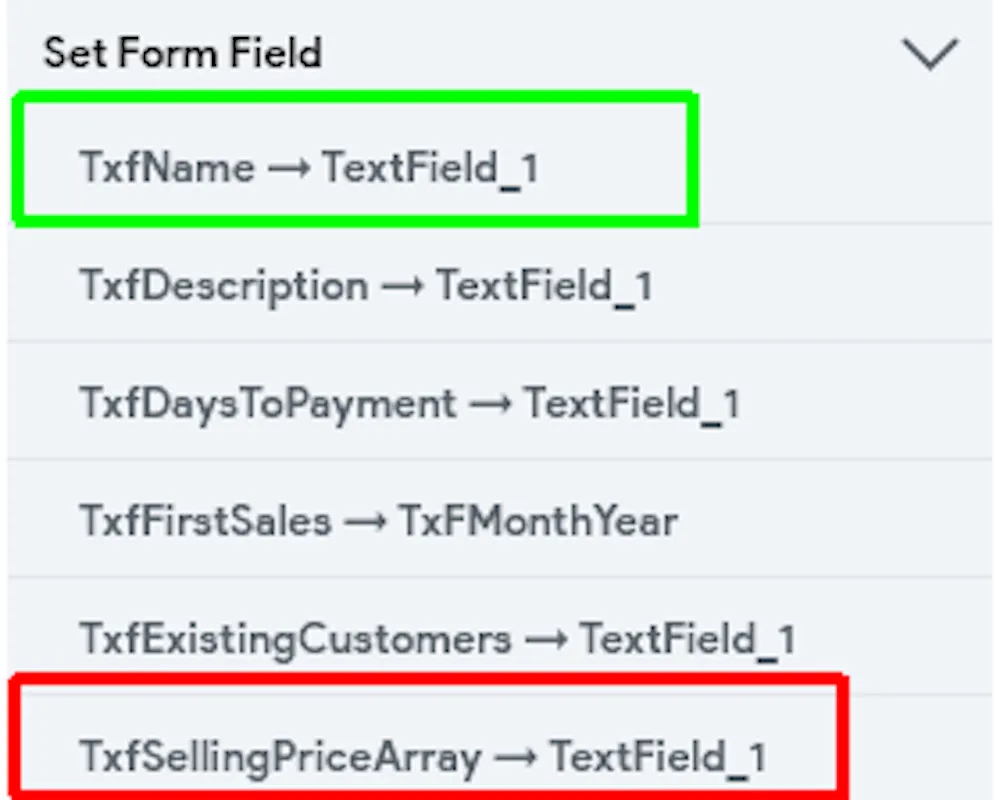 How To Identify A Specific Textfield When Using Component Issue Disapeard