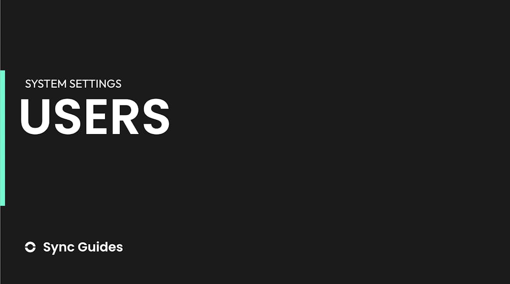 Manage User Roles & Permissions - Logitech Sync Guides