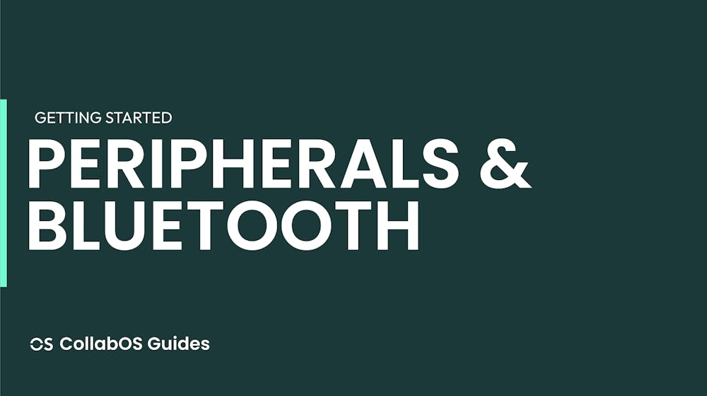 Peripherals & Bluetooth Settings Logitech CollabOS