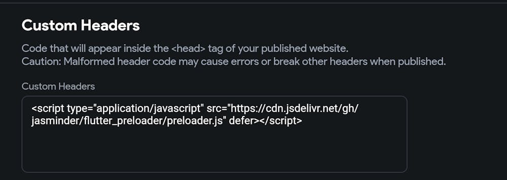 Flutter Web Pre-loader