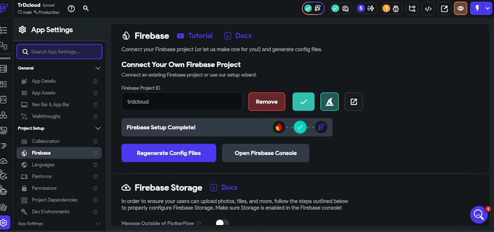 Missing of documnets in collections in flutterflow even after sucessfully connecting my firebase ...