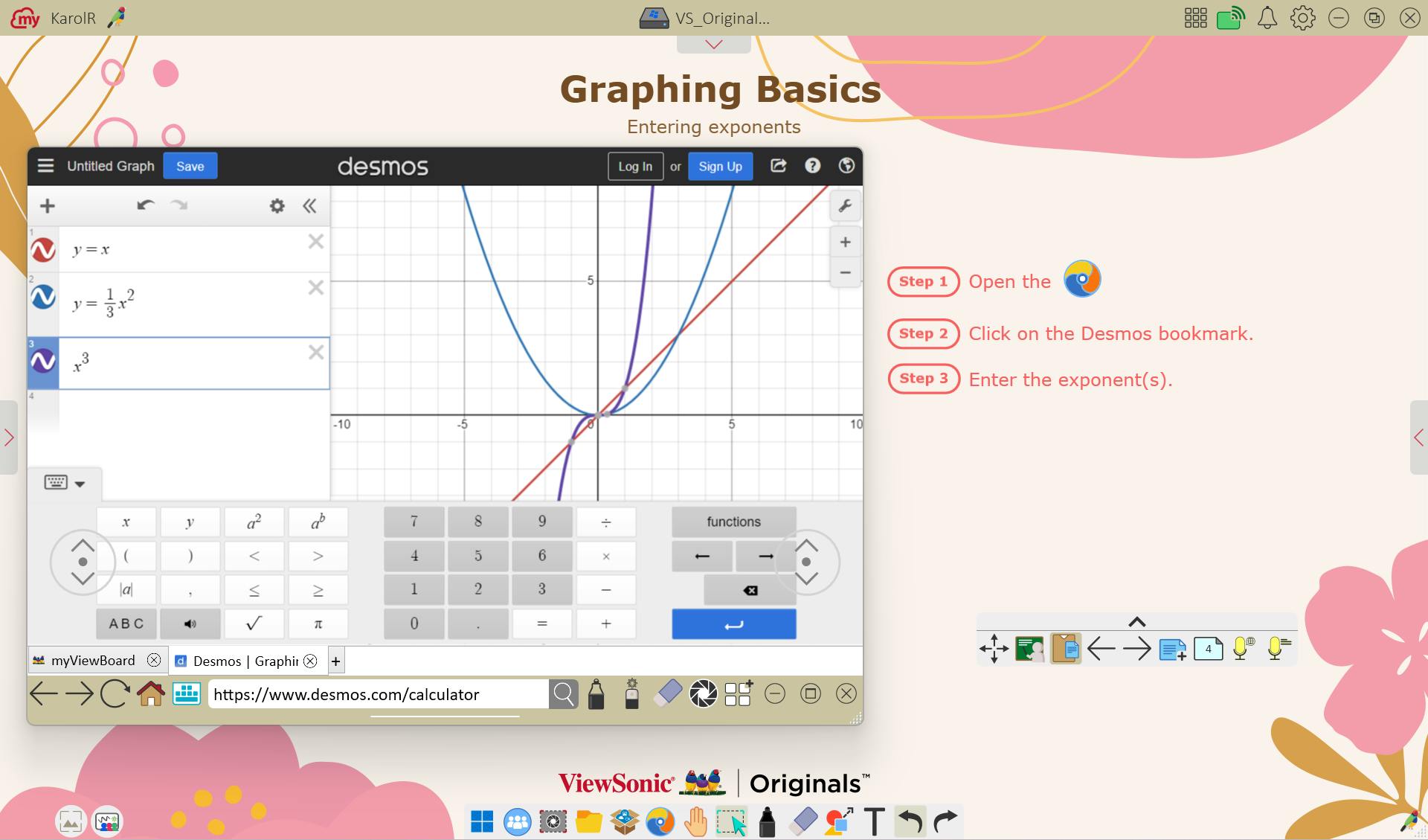 Revolutionize Math Classes with myViewBoard and Desmos