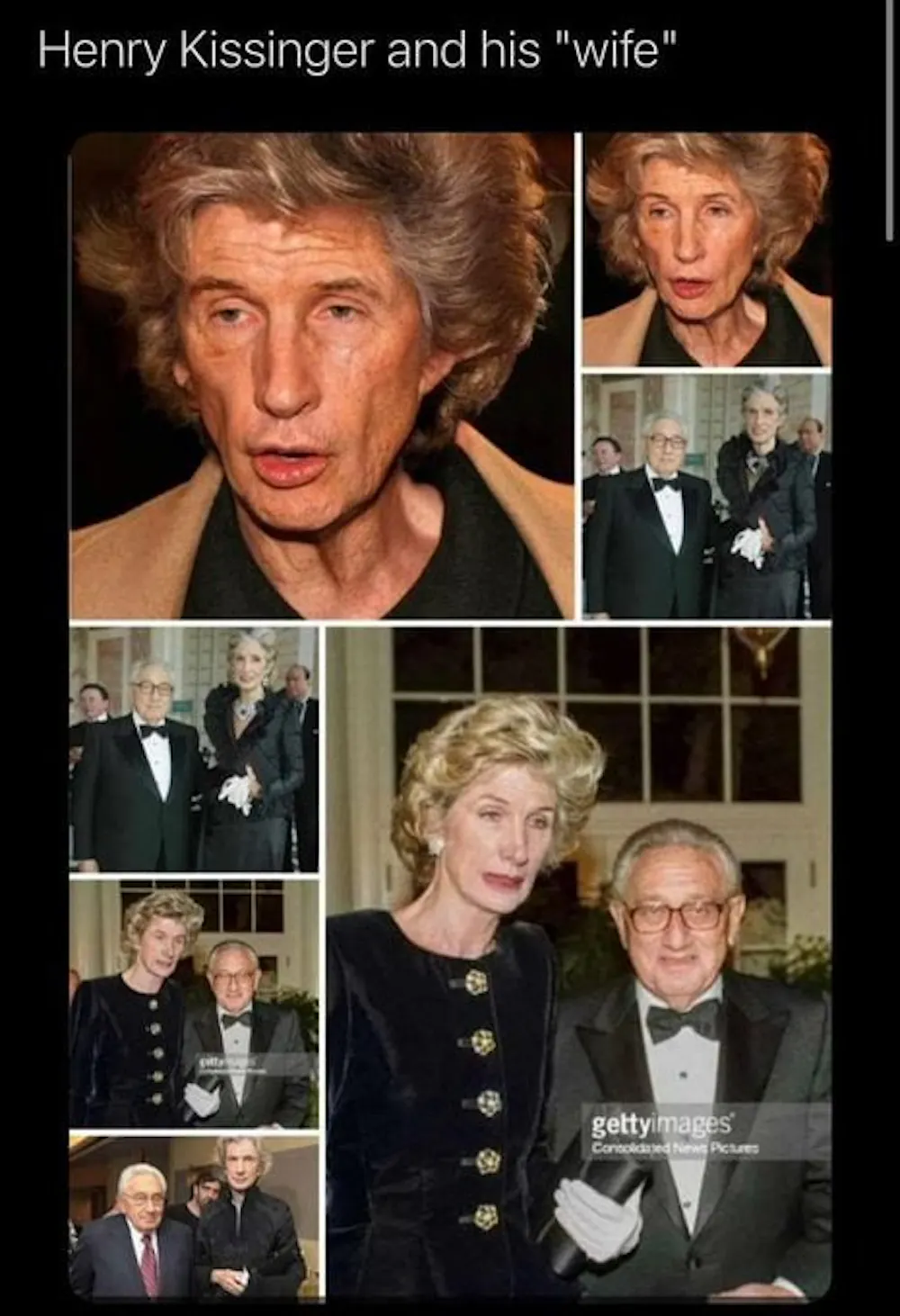 Henry Kissinger and His "WIFE"?
