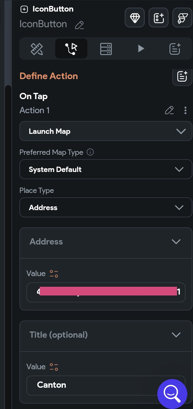 Launch Maps from IconButton not working