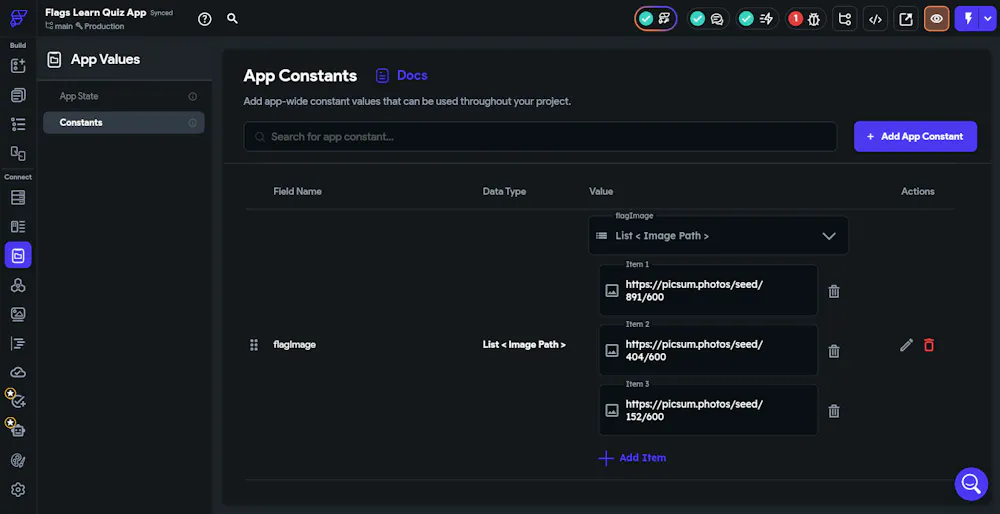 How to display an image from a list