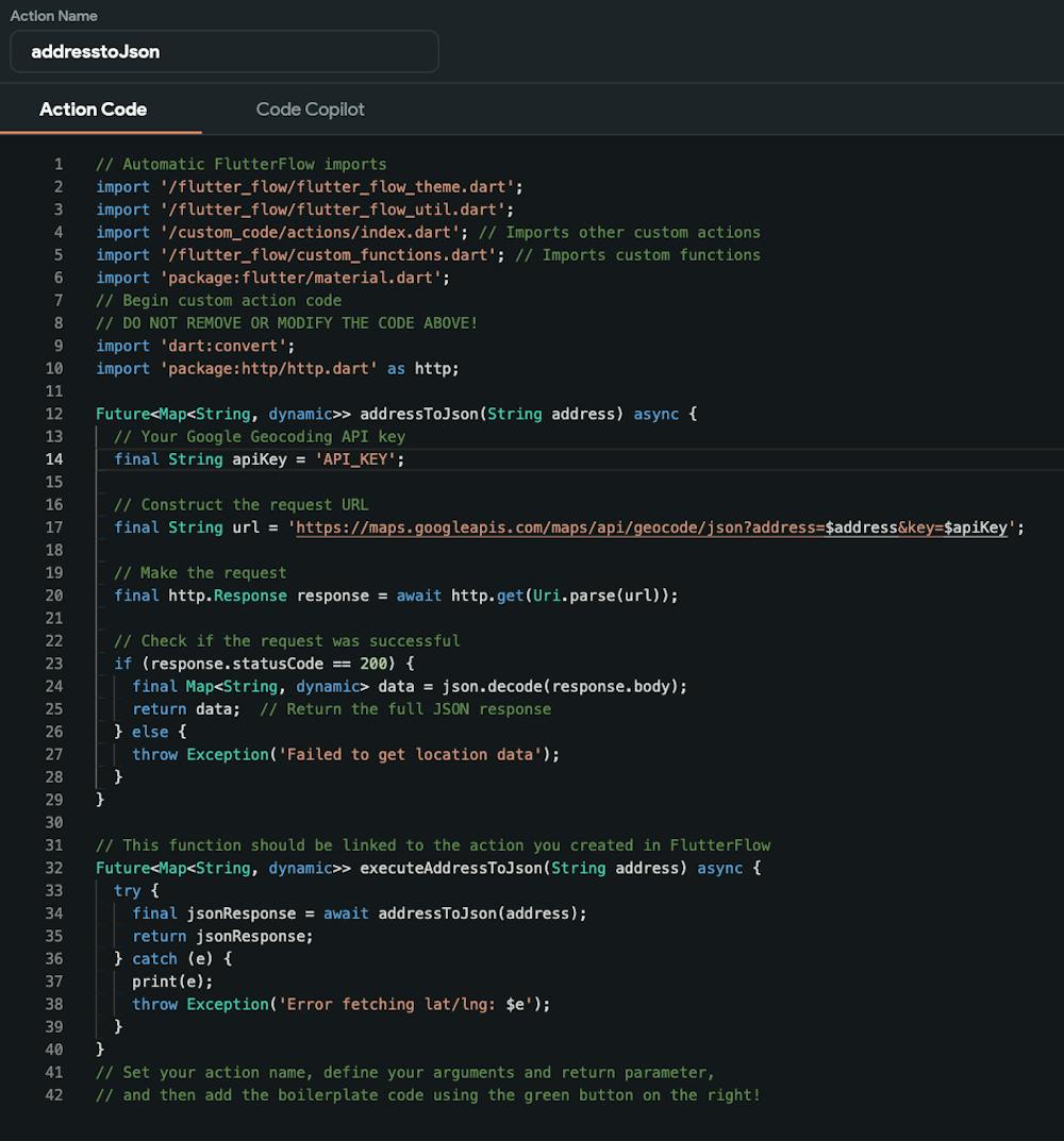 Custom Action not being recognized upon creation