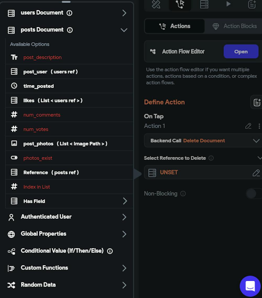 How to delete a document from a ListView