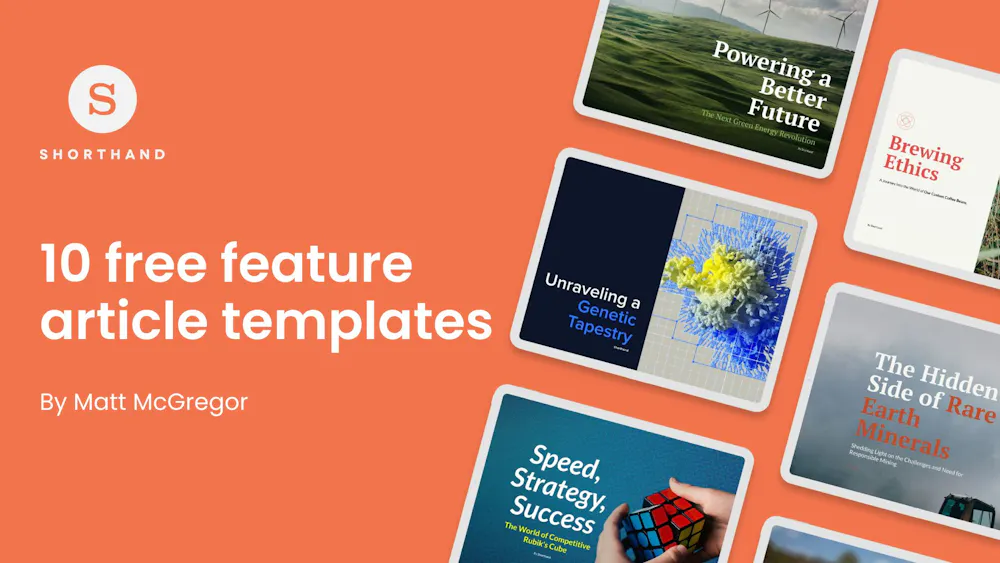 10 free feature article templates