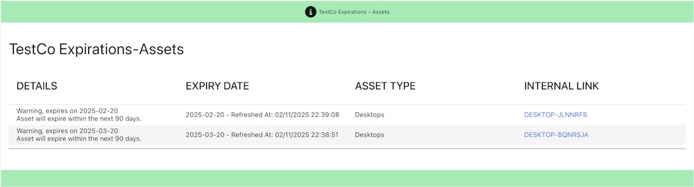 Magic Dash: Upcoming Expirations