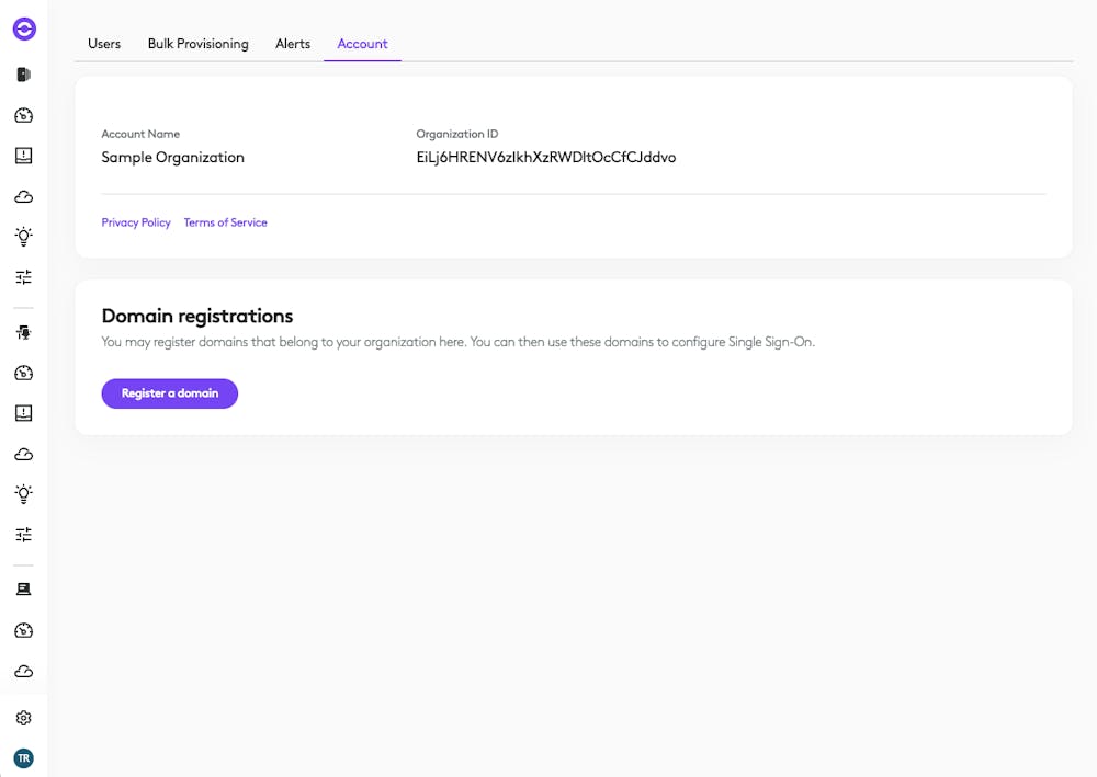 Sync Self Service SSO