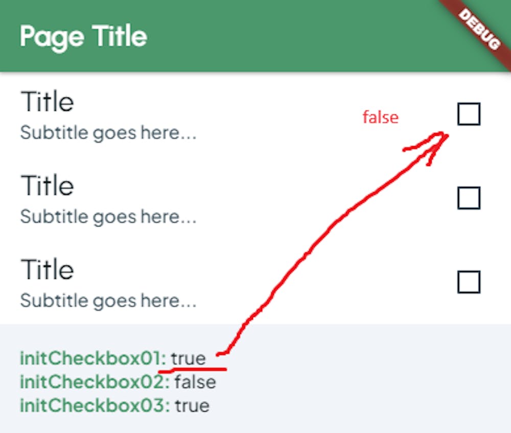 Output values from Firestore document in form elements (slider, checkboxes etc.)