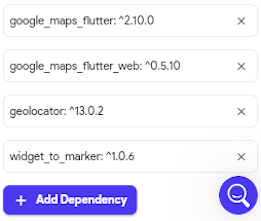 How to display custom widget in google map?