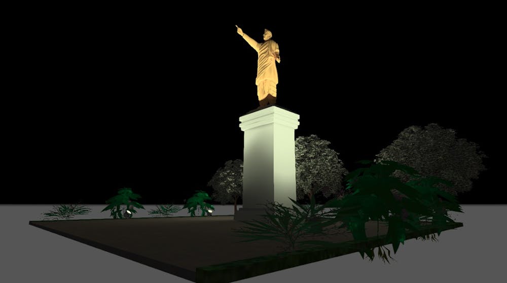 Conceptual Model of Statue illumination