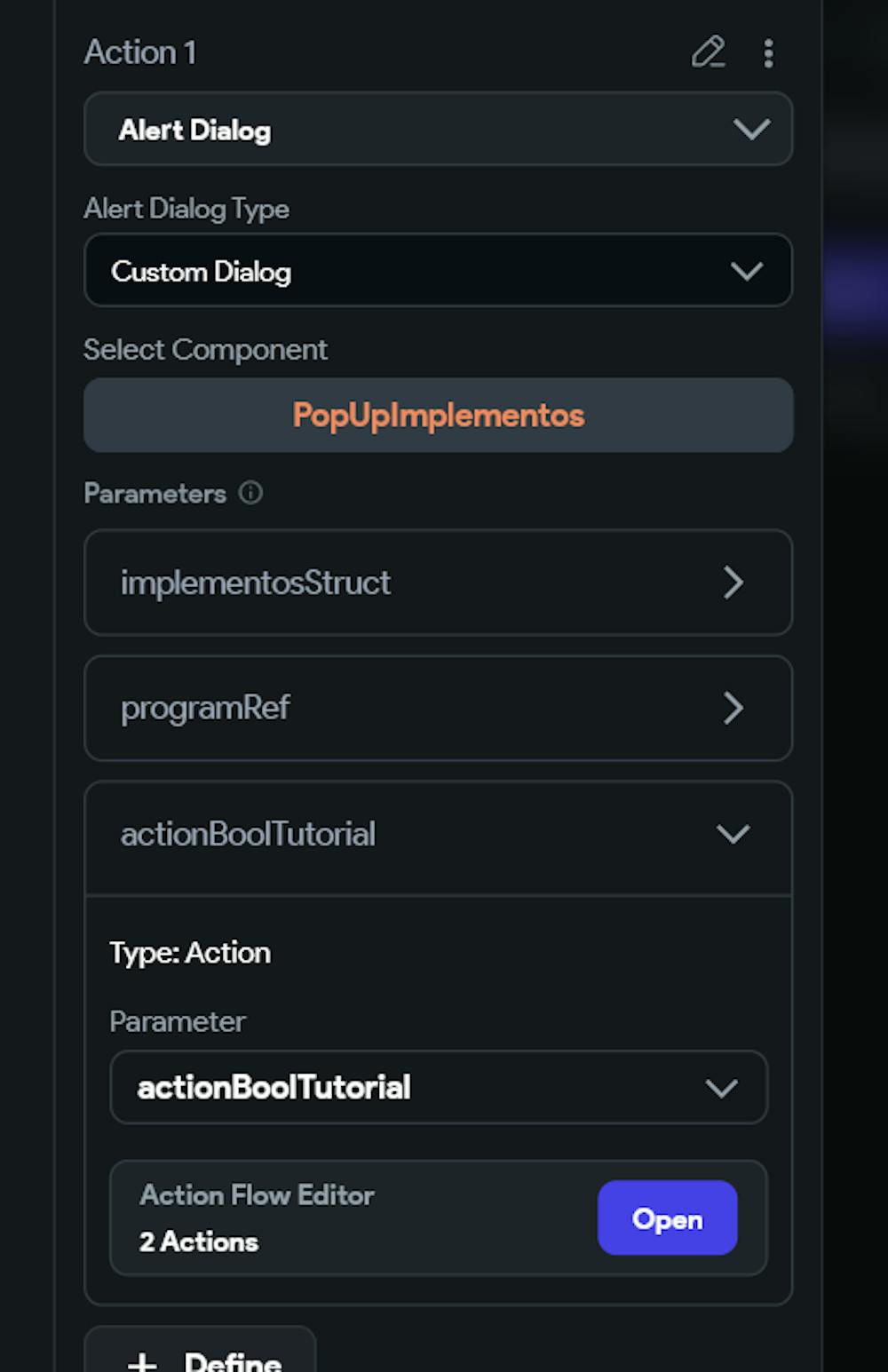 Control PageView action improperly set with execute callback