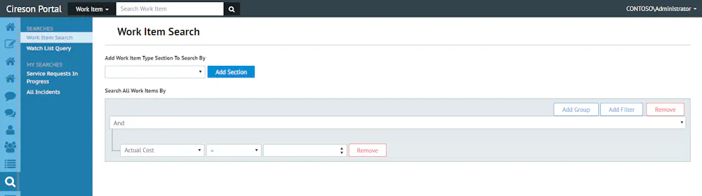 How To: Use the Work Item Search and Quick Search