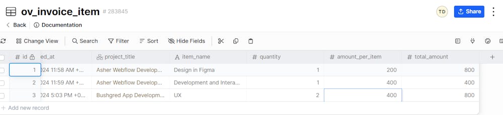 How To Calculate Total Invoice Amounts From Invoice Items Using Xano 0548