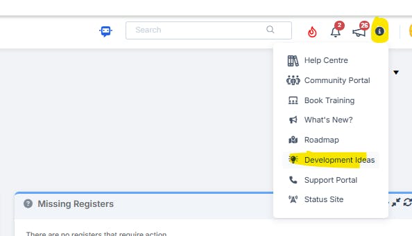 Ideas Portal is available to all MIS users
