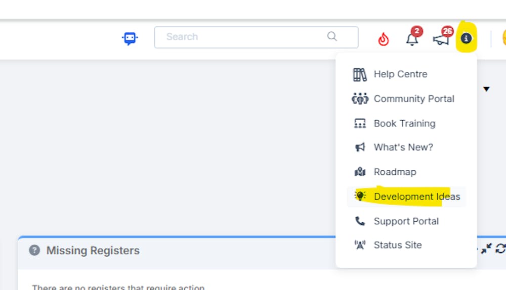 Ideas Portal is available to all MIS users