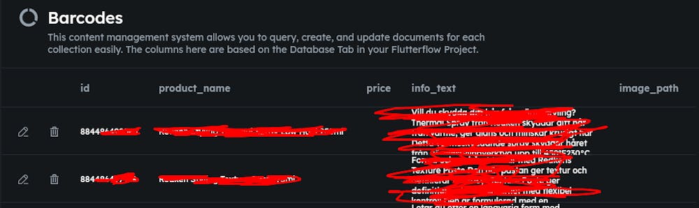 Productscanning app fetch info from firestore upon scan