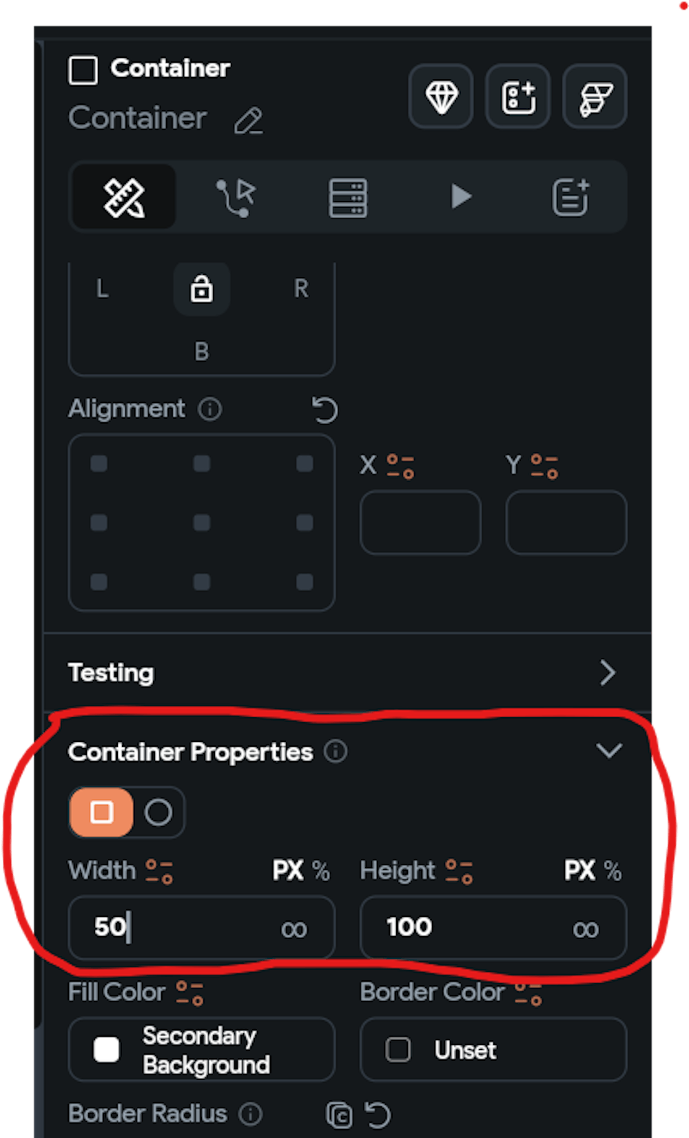 Creating Responsive Container Width with Custom Expressions: Maintaining Percentage Flexibility