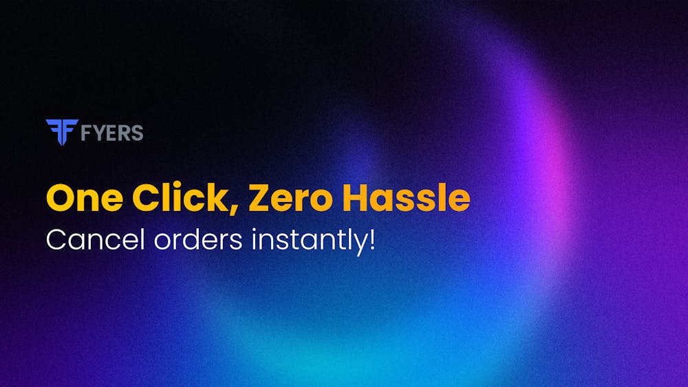 Cancel Multiple Orders with a Single click Cancel Multiple Orders with a Single click