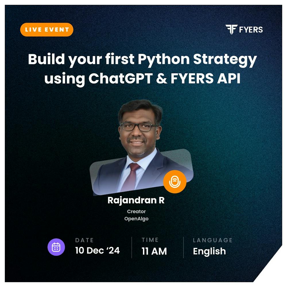 Building Your First Python Strategy Using OpenAlgo and Using Fyers API with ChatGPT