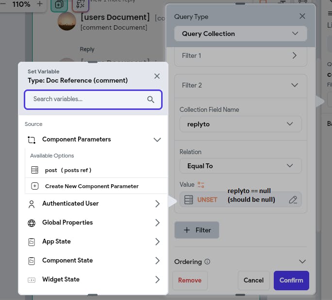 Query a firebase collection where field(document reference) is equal to ... Query a firebase collection where field(document reference) is equal to ...