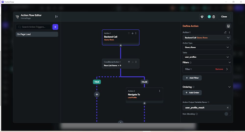 Supabase query error display