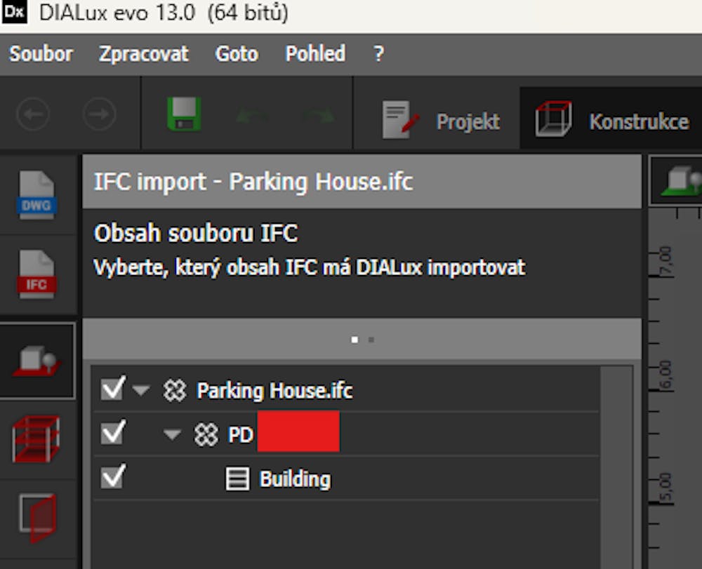 IFC import PD file