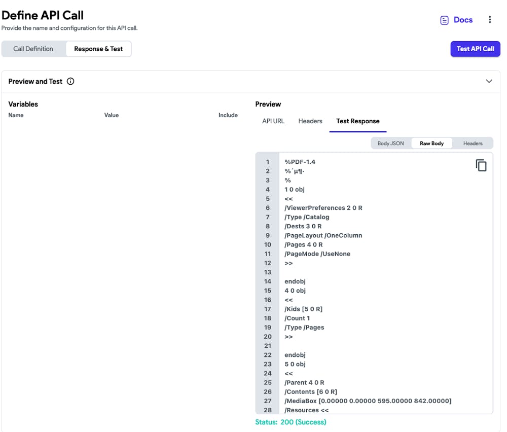 How To Handle Api Pdf Raw Body And Upload To Firebase In Flutterflow