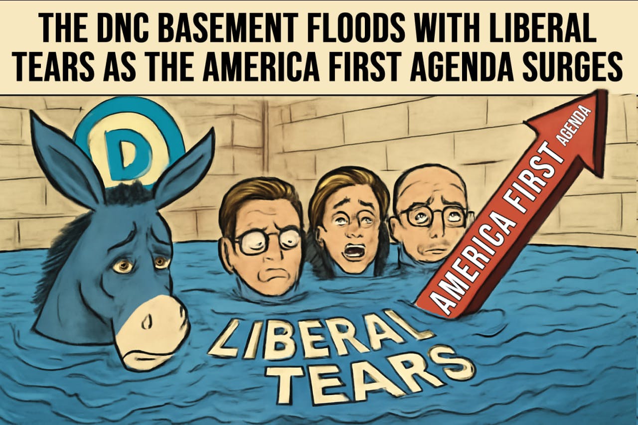 THE DNC BASEMENT FLOODS WITH LIBERAL TEARS AS THE AMERICA FIRST AGENDA ...