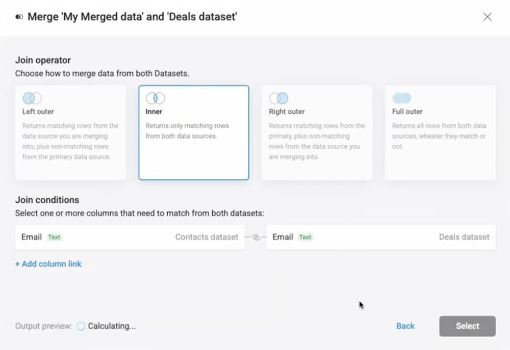 How to Merge Datasets Across Different Views or Data Sources