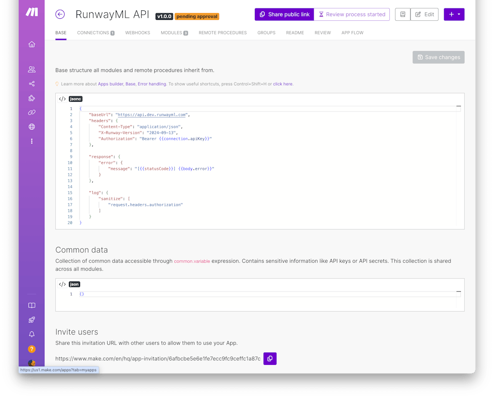 Make에서 HTTP모듈 없이 Runway API 사용하기 👨🏻‍💻