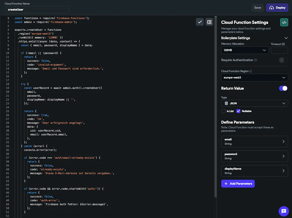 Issue with Cloud Function returning JSON – FlutterFlow Action Output ...