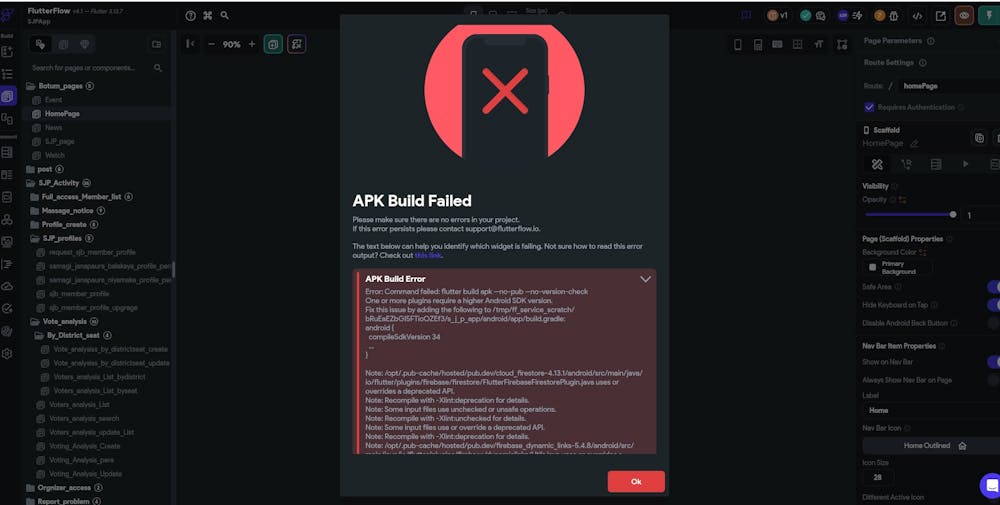 APK Build Fail. how to solve this fail. please help me.