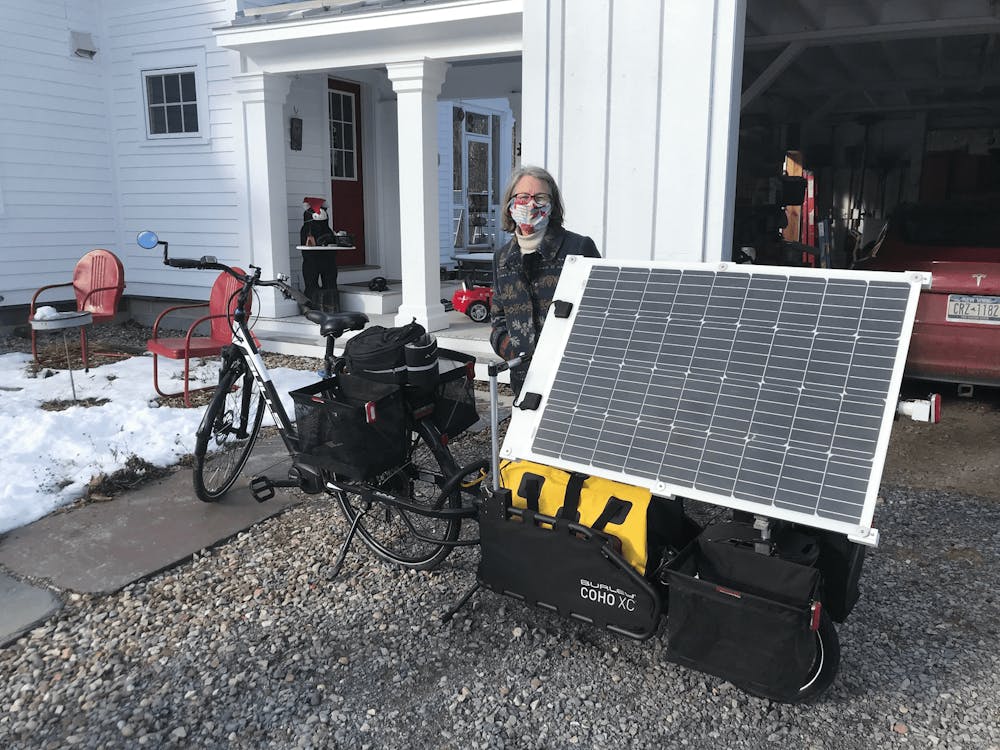 First test of my solar bike trailer design 😊Tested...