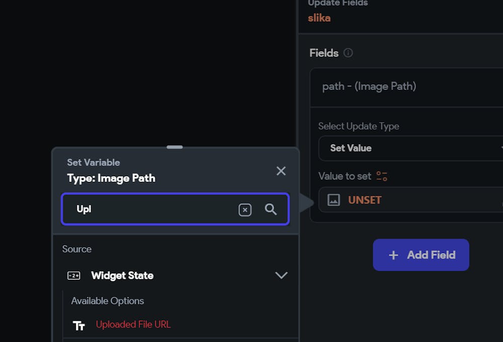 Document with array/list of images news.images[], how to add image path ...
