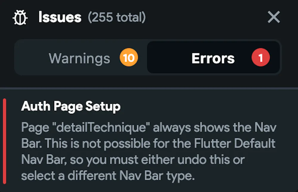 Page always shows the Nav Bar, isn't possible with Flutter Default Nav Bar