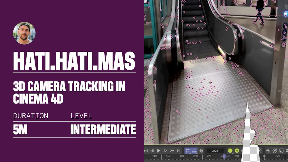 3D Camera Tracking in Cinema 4D