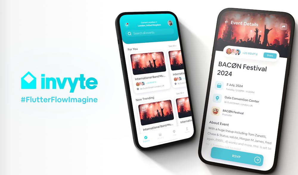#FlutterFlowImagine - Invyte MVP