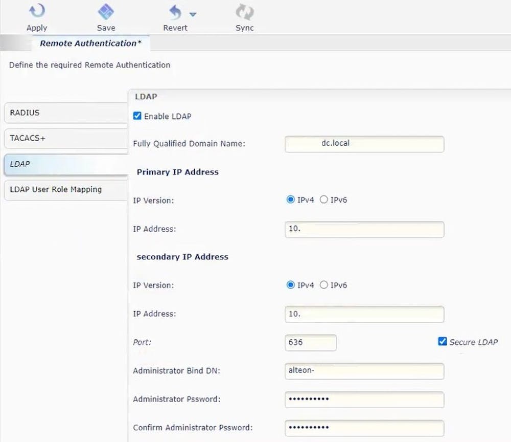 Secure ldap LDAPS authentication