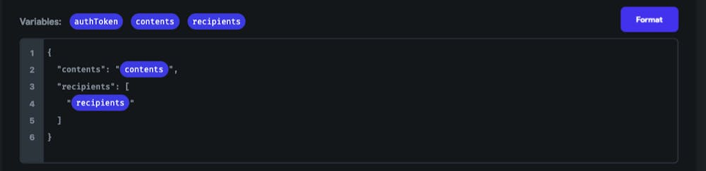 API POST Passing an Array of Strings ISSUE