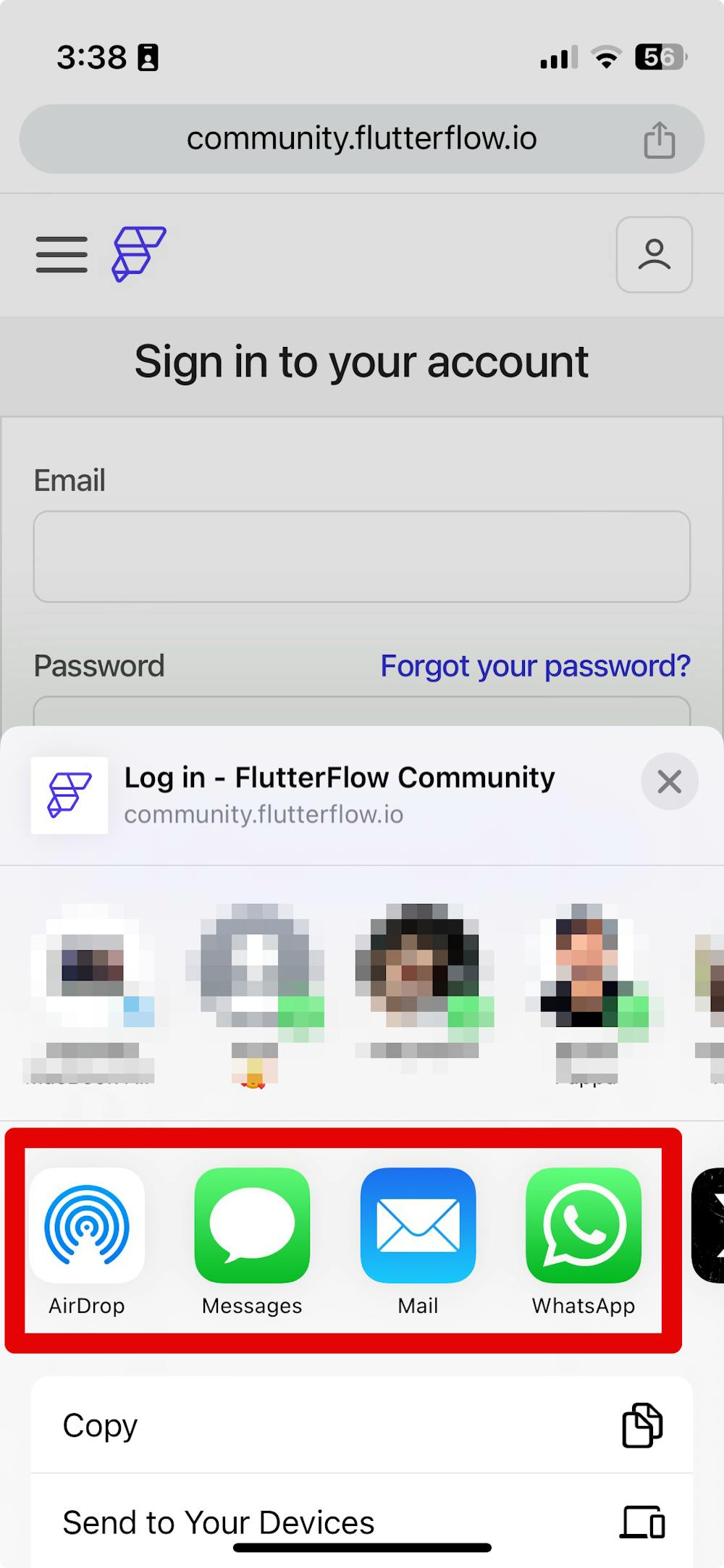 How to send data "TO" a flutterflow app on mobile
