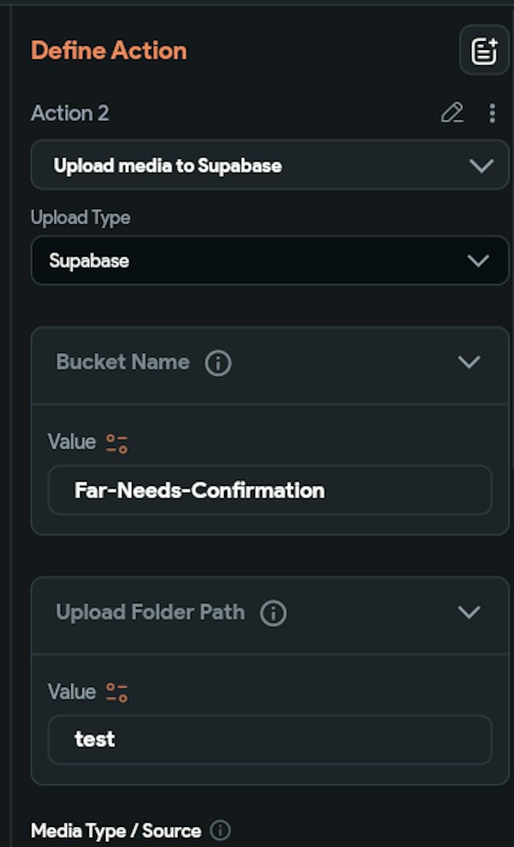 Upload Media to Supabase Error 400