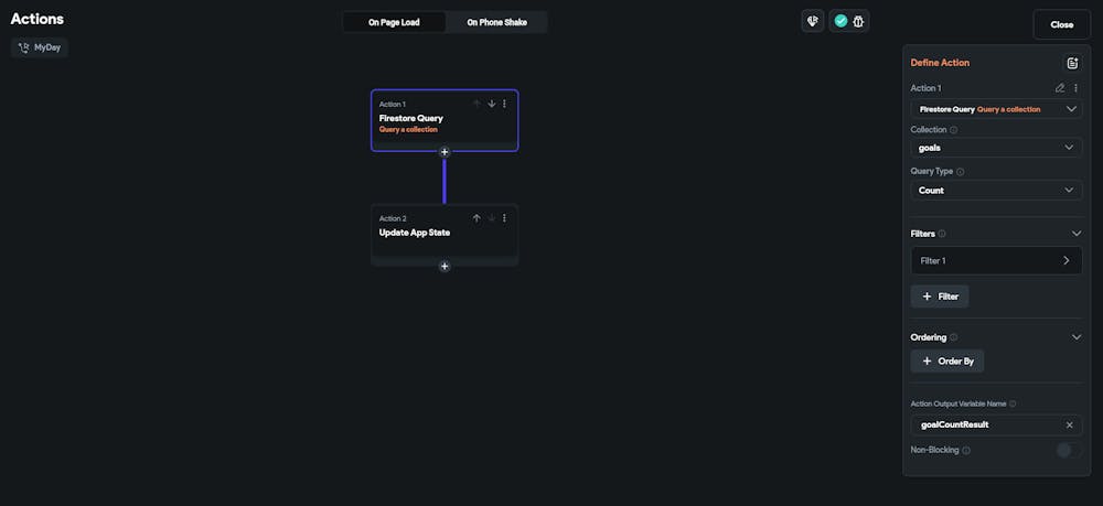 Query for collection count returning null on page load