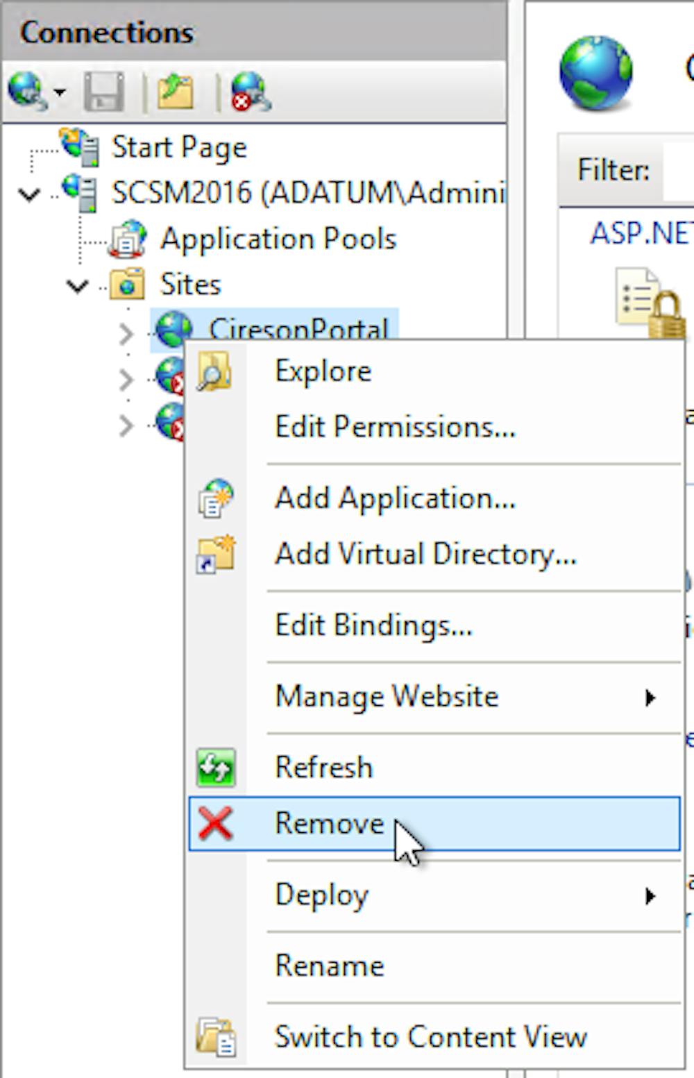 How To: Uninstall the Cireson Portal