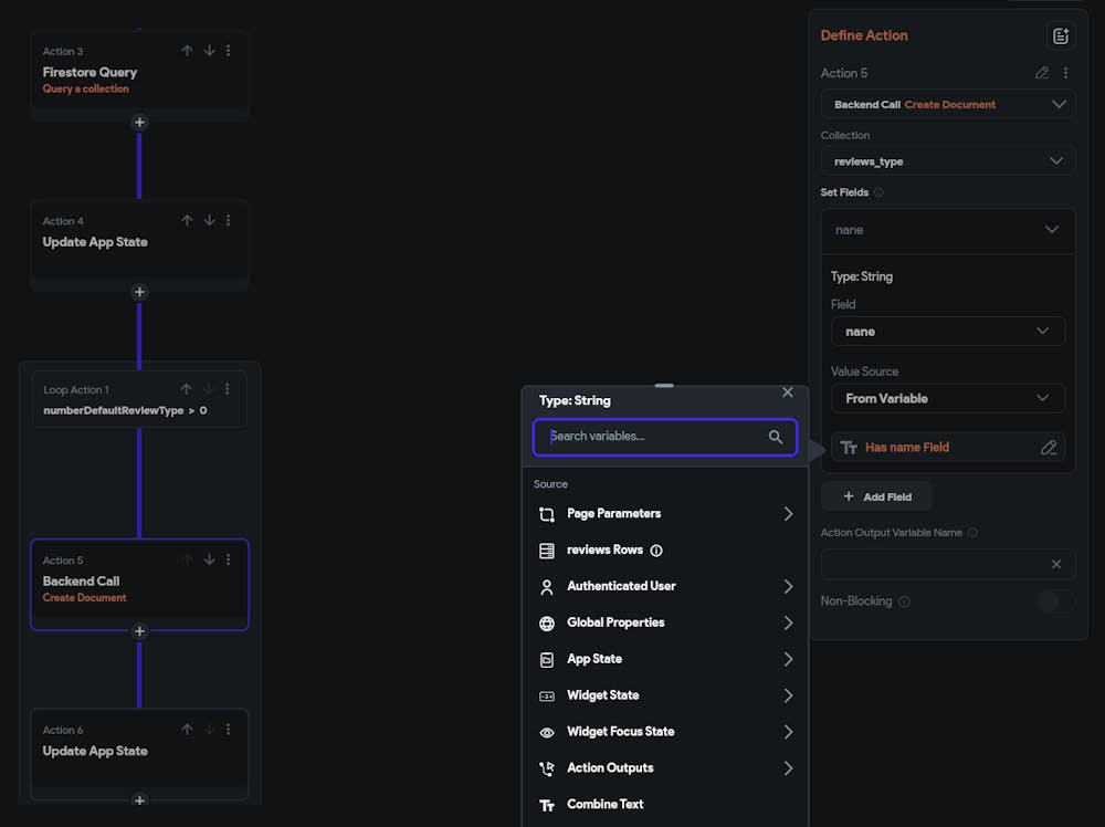 Difficult to use loop action Difficult to use loop action